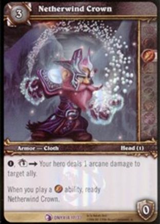 Netherwind Crown - Onyxia's Lair Treasure - WoW