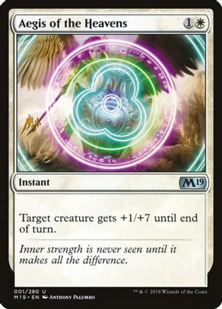 Aegis of the Heavens - Core Set 2019 - Magic: The Gathering
