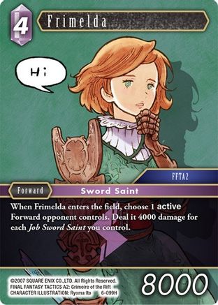 Frimelda - Opus VI - Final Fantasy TCG