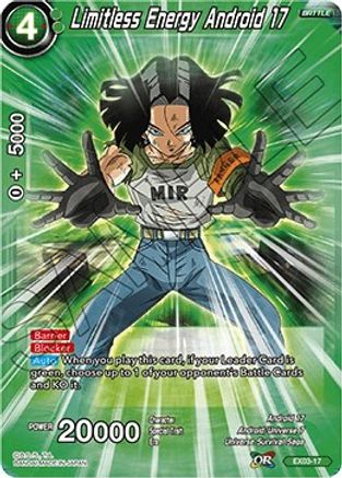 Limitless Energy Android 17 - Expansion Deck Box Set 03: Ultimate Box ...