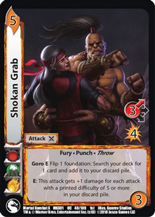 Shokan Grab - Mortal Kombat X - UniVersus