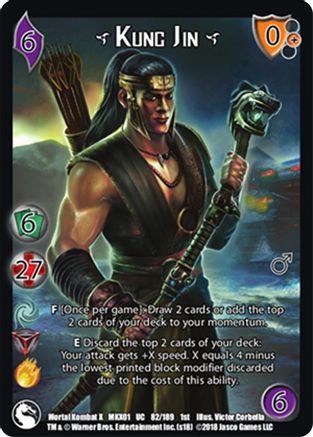 Kung Jin* - Mortal Kombat X - UniVersus
