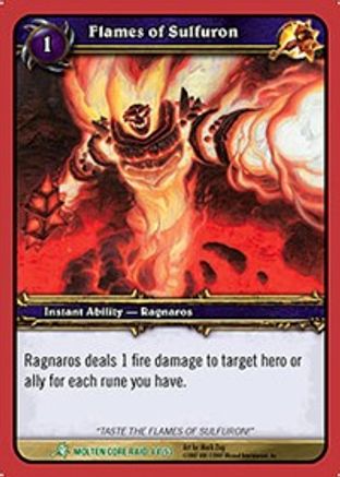 Flames of Sulfuron - Molten Core - WoW
