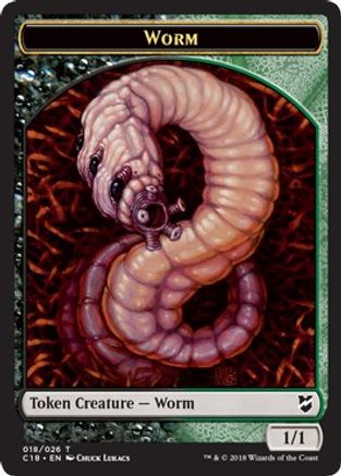 Buy Cat Warrior // Worm Double-sided Token - Commander 2018 at TCGplayer.com