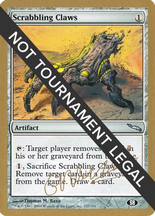 Scrabbling Claws - 2004 Gabriel Nassif (MRD) (SB) - World Championship ...