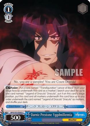 Darnic Prestone Yggdmillennia - Fate/Apocrypha - Weiss Schwarz