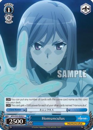 Homunculus - Fate/Apocrypha - Weiss Schwarz