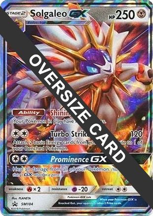 Solgaleo GX - SM104 - Jumbo Cards - Pokemon