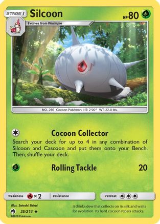 Silcoon - SM - Lost Thunder - Pokemon