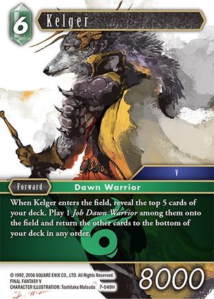 Kelger - Opus VII - Final Fantasy TCG