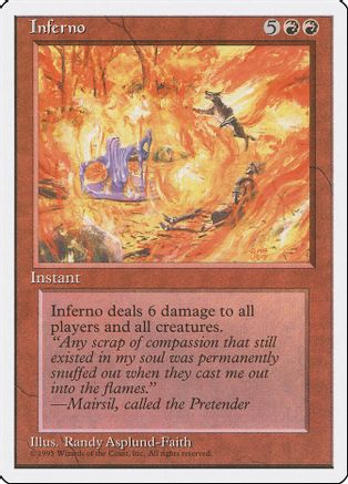 Inferno - Fourth Edition - Magic: The Gathering