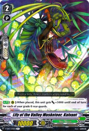 Lily of the Valley Musketeer, Kaivant - V-EB03: ULTRARARE MIRACLE COLLECTION - Cardfight Vanguard