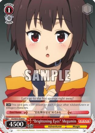 "Brightening Eyes" Megumin - KonoSuba 2 - Weiss Schwarz