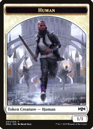 Human Token - Ravnica Allegiance - Magic: The Gathering
