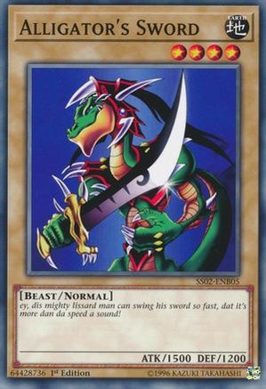 Alligator's Sword - Speed Duel Decks: Duelists of Tomorrow - YuGiOh