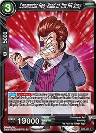 Commander Red, Head of the RR Army - Destroyer Kings - Dragon Ball ...