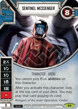Sentinel Messenger - Convergence - Star Wars: Destiny