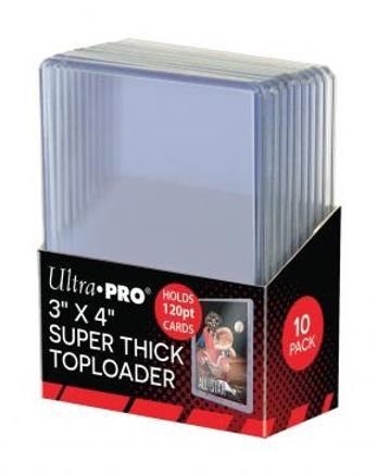 3" x 4" Thick 120PT Toploader (10-Count) - Ultra Pro Toploaders ...