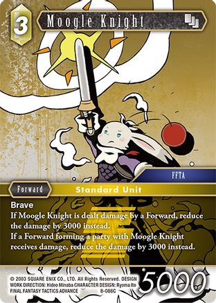 Moogle Knight - Opus VIII - Final Fantasy TCG