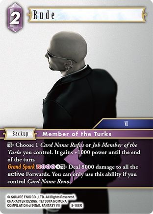 Rude - Opus VIII - Final Fantasy TCG