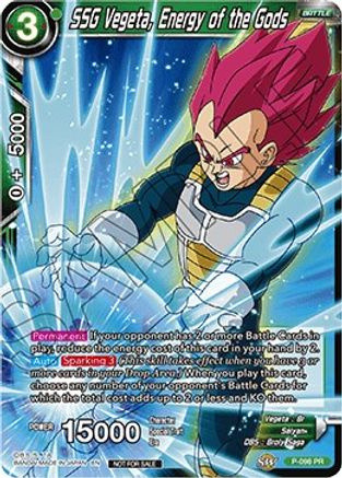 SSG Vegeta, Energy of the Gods - Promotion Cards - Dragon Ball Super ...