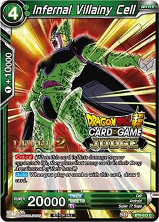 Infernal Villainy Cell (Level 2) - Judge Promotion Cards - Dragon Ball ...