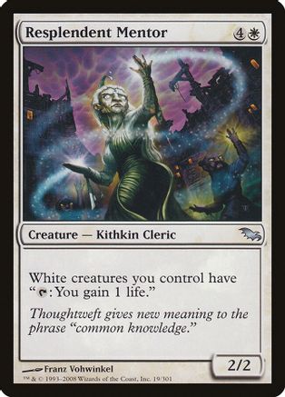 Resplendent Mentor - Shadowmoor - Magic: The Gathering