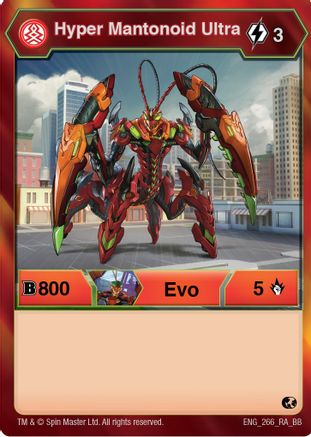 Hyper Mantonoid Ultra (266) - Battle Brawlers - Bakugan TCG