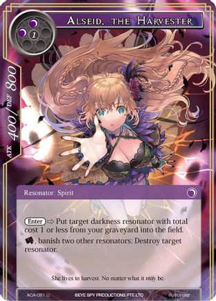 Alseid, the Harvester - Awakening of the Ancients - Force of Will