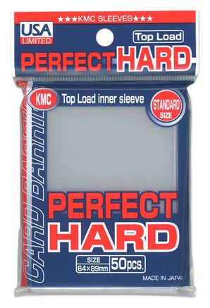 USA Limited KMC Standard Sized - Perfect Hard Sleeves - Clear (50-Pack ...