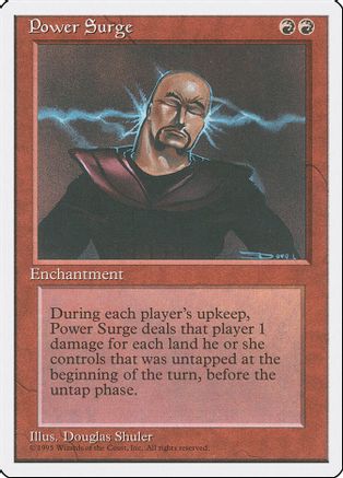 Power Surge - Fourth Edition - Magic: The Gathering
