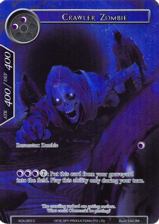 Crawler Zombie (Full Art) - Awakening of the Ancients - Force of Will