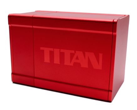 TITAN Deck Box - Solid Red - BoxGods Deck Boxes - Deck Boxes