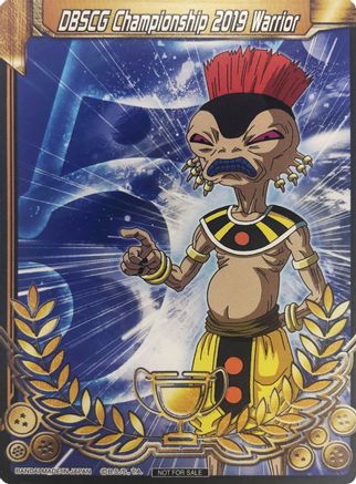 DBSCG Championship 2019 Warrior (Merit Card) - Universe 5 "Arak ...