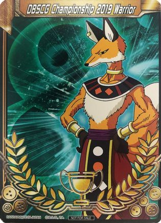 DBSCG Championship 2019 Warrior (Merit Card) - Universe 8 "Liqueur ...