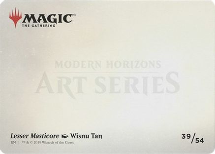 Lesser Masticore (Art Series) - Art Series: Modern Horizons - Magic ...