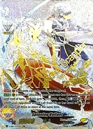 Spinning Valiant (XVR) - V-EB07: The Heroic Evolution - Cardfight Vanguard