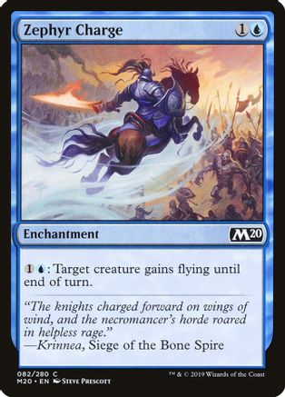 Zephyr Charge - Core Set 2020 - Magic: The Gathering