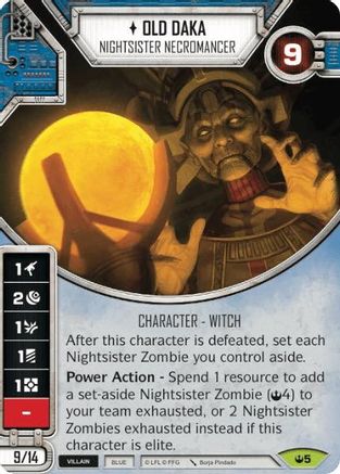 Old Daka - Nightsister Necromancer (Card Only) - Spark of Hope - Star ...
