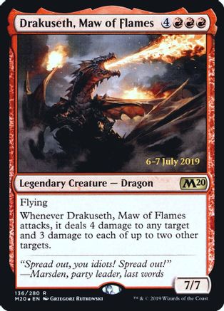 Drakuseth, Maw of Flames - Prerelease Cards - Magic: The Gathering