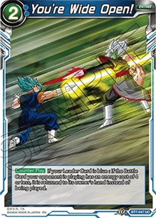 You're Wide Open! - Assault of the Saiyans - Dragon Ball Super CCG