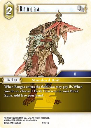 Bangaa - Opus IX - Final Fantasy TCG