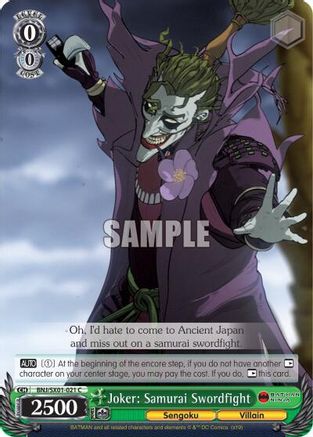 Joker: Samurai Swordfight - Batman Ninja - Weiss Schwarz