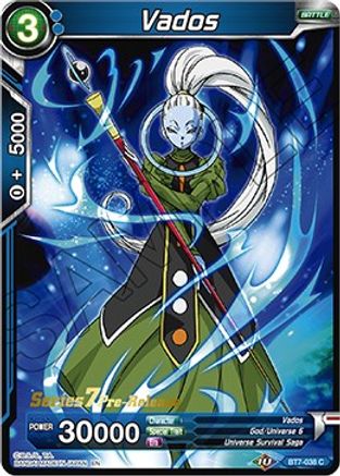 Vados - Assault of the Saiyans Pre-Release Cards - Dragon Ball Super CCG