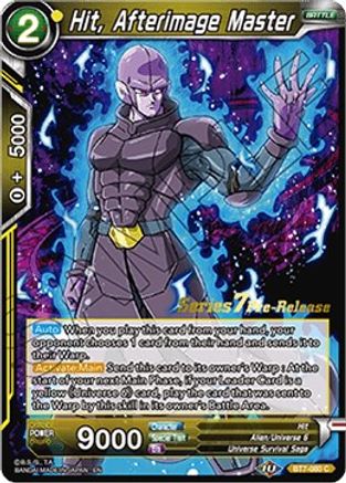 Hit, Afterimage Master - Assault of the Saiyans Pre-Release Cards ...
