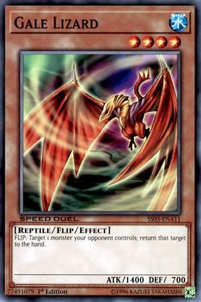 Gale Lizard - Speed Duel Decks: Ultimate Predators - YuGiOh