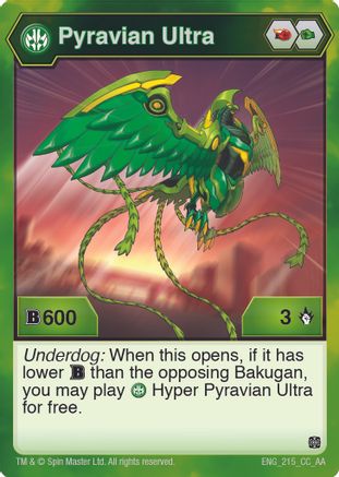 Pyravian Ultra (215) - Age of Aurelus - Bakugan TCG