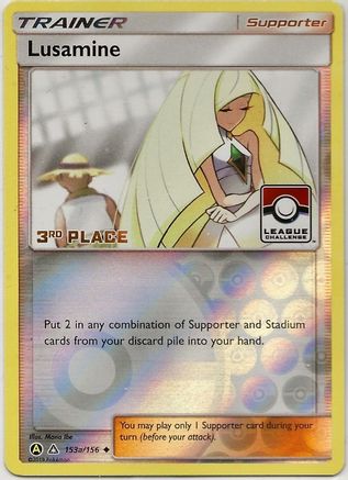 Lusamine - 153a/156 (League Challenge) [3rd Place] - League ...