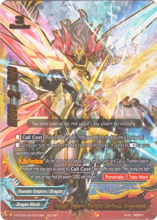Thunder Emperor Warlord, Barlbatzz Dragoroyale - Blazing Overclash ...