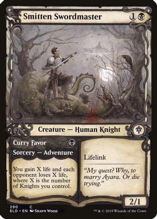 Smitten Swordmaster (Showcase) - Throne of Eldraine - Magic: The Gathering